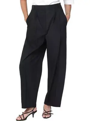 Mark Kenly Domino Tan Pleated Pocket Trousers - Black