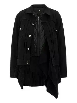 Sacai Quilted Jacket - Black
