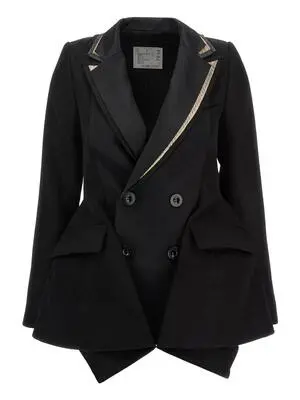 SACAI Multilayer Double-Breasted Blazer