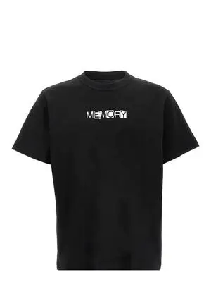 Sacai Memory-print T-shirt - Black