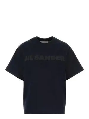 JIL SANDER Cotton T-shirt - Blue