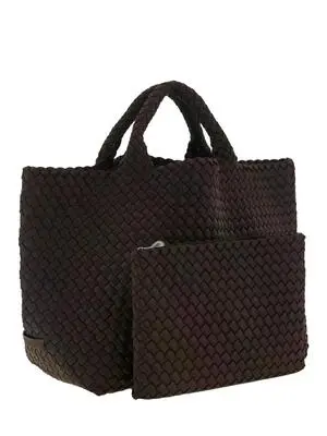 NAGHEDI Medium St. Barths Logo Tote Bag - Brown
