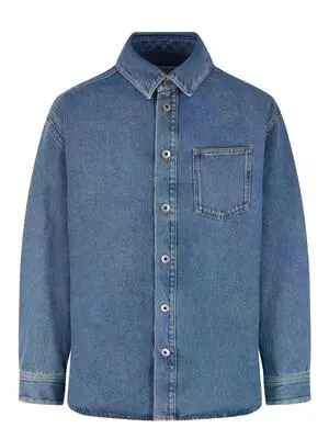 Loewe Chest-pocket Overshirt - Blue