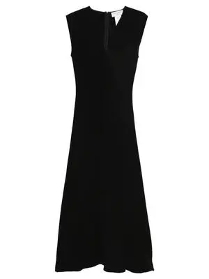 Sportmax Spxpecora V-neck Maxi Dress - Black