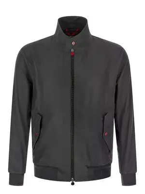 Kiton Cima Zip-up Jacket - Grey