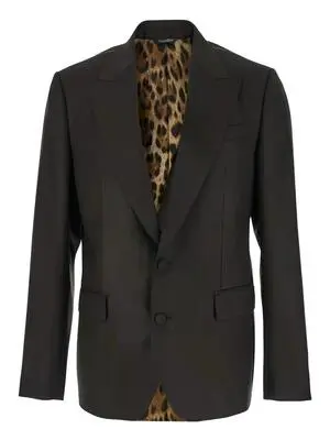Dolce & Gabbana Sicilia Tailored Jacket - Brown