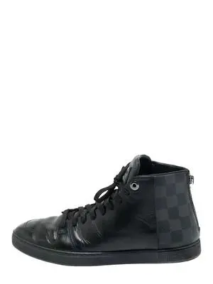 LOUIS VUITTON Damier Graphite High-Top Sneakers