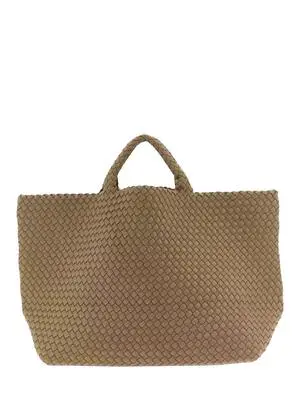 NAGHEDI Logo-patch Tote Bag - Neutrals