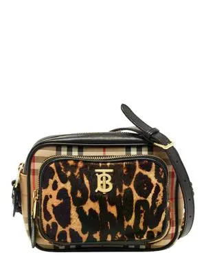 Burberry Leopard Cross Body Bag - Neutrals