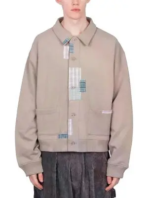 STORY MFG. Walking Patchwork Jacket - Grey