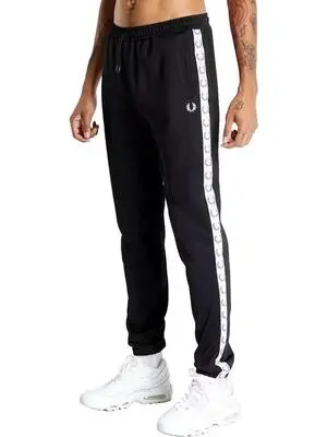 Fred Perry Side-tape Track Pants - Black