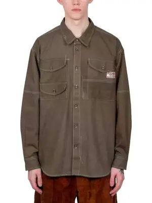 STORY MFG. Harvest Pocket Shirt - Brown
