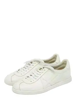 AQUAZZURA Smooth Leather Lace-up Sneakers - White