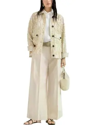 Brunello Cucinelli Pleated Trousers Neutrals