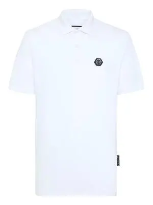 Philipp Plein Hexagon-logo Polo Shirt - White