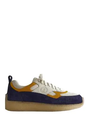 Clarks Lockhill Kith Suedein Sneakers - Blue/yellow