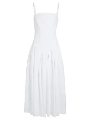 GABRIELA HEARST Oriana Linen Midi Dress