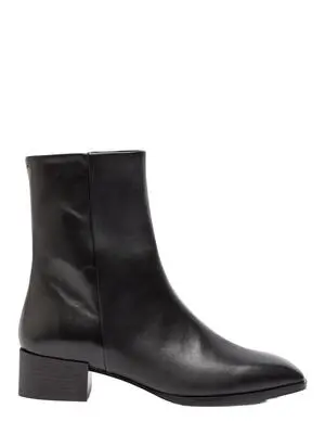 AeydĒ Lee 40 Leather Ankle Boots - Black