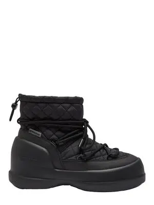 Moon Boot Mezzaluna Quilted Nylon Snow Boots - Black