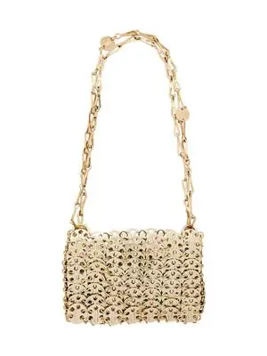 Rabanne 1969 Nano Metal Disc Shoulder Bag - Gold