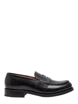 Grenson Bert Leather Derby Shoes - Black
