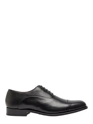 Grenson Bert Leather Derby Shoes - Black