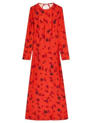Faithfull The Brand Mesa Floral-print Maxi Dress - Red