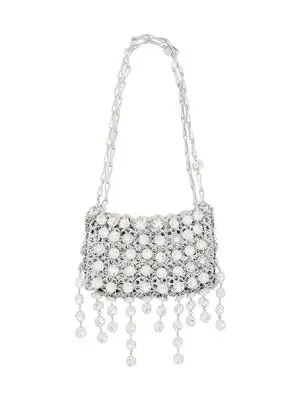 Rabanne 1969 Strass Nano Metal Disc Shoulder Bag - Silver