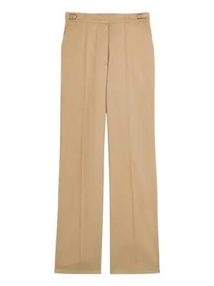 GABRIELA HEARST Vesta Straight-Leg Cotton Trousers