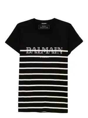 Balmain Logo T-shirt - Black