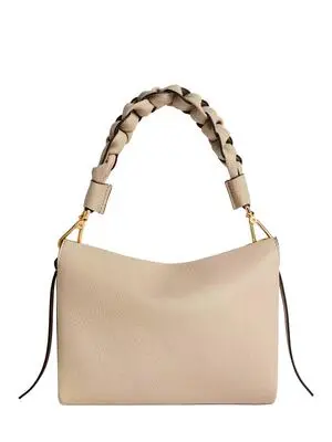 COCCINELLE Boheme Braided-handle Shoulder Bag - Neutrals