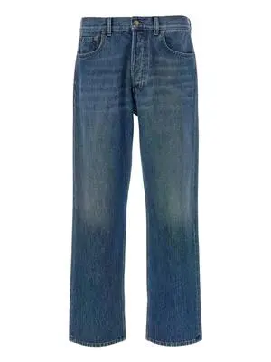 Valentino Garavani Button-fastening Five-pocket Jeans - Blue