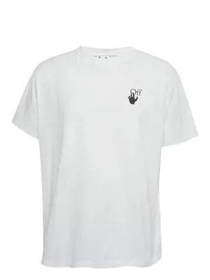 Off-White Logo-detail Crew-neck T-shirt - White