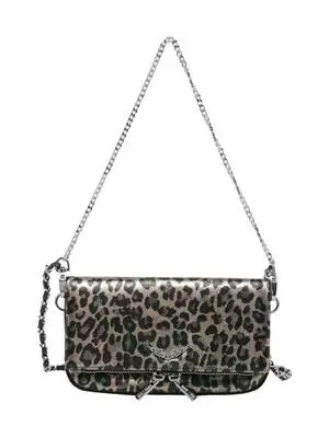 ZADIG&VOLTAIRE Nano Rock Leopard-Effect Shoulder Bag