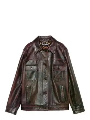 Dolce & Gabbana Flap-pocket Jacket - Brown