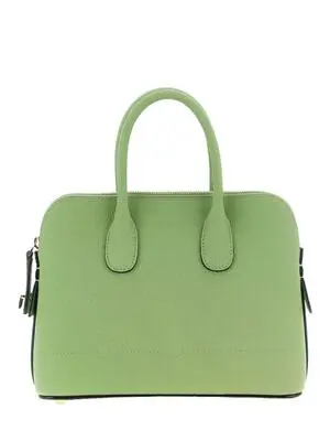 VALEXTRA Mini Mylogo Bowling Tote Bag - Green