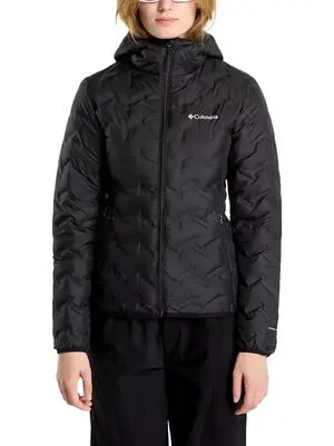 Columbia Delta Ridge Ii Hooded Puffer Jacket - Black
