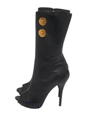 VERSACE Medusa Leather Boots