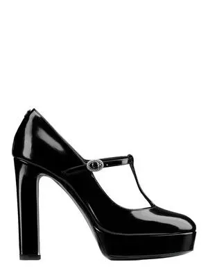 JIMMY CHOO 120mm Marene Platform Mary Jane Pumps - Black