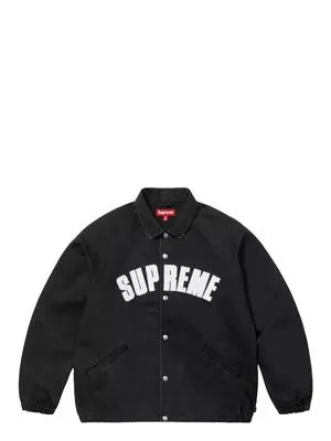 Supreme Arc Denim Coaches Jacket - Black