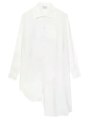 JW Anderson Asymmetric Midi Dress - White