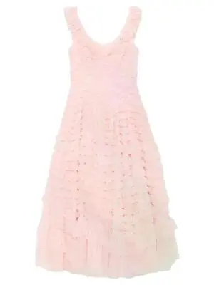 NEEDLE & THREAD Hattie Gown - Pink