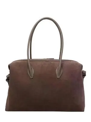 YUZEFI Large Brioche Suede Holdall
