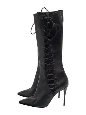 MAISON ERNEST Lace-Up Leather Boots