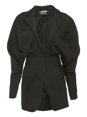 JACQUEMUS Pleated Wool Blazer