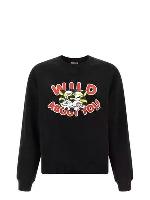 Kenzo Graphic Print Sweatshirt - Black
