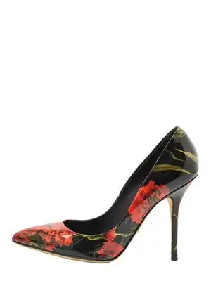 Dolce & Gabbana Floral Print Pumps - Black