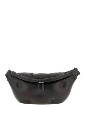 MAISON MARGIELA Glam Slam Quilted Leather Belt Bag - Black