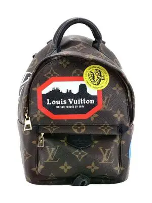 LOUIS VUITTON Palm Springs World Tour Monogram Canvas Mini Backpack - Brown