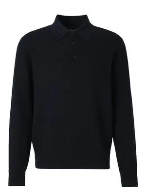 Brioni Merino Wool Sweater - Navy Blue